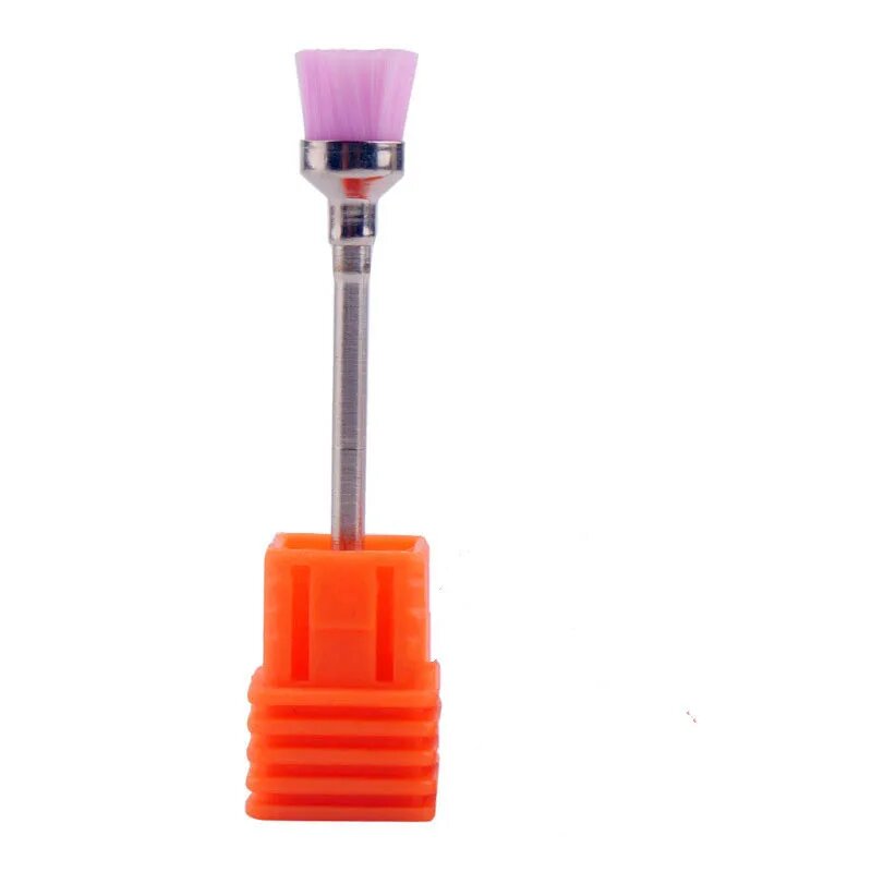 Маникюрные фрезы для ногтей, 5 цветов, электрические щетки для пыли, насадки для удаления лака, инструменты для чистки, аксессуары