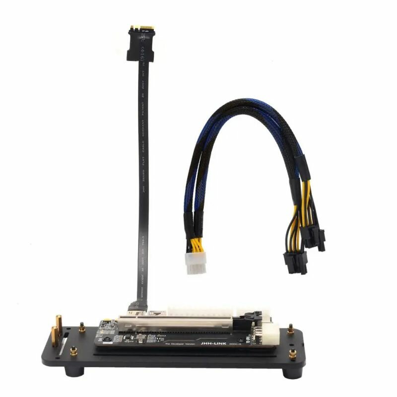 Новый внешний док-корпус видеокарты 2021 года M.2 WiFi A.E Key NGFF с удлинительным кабелем PCIE 3.0 x1, адаптер для eGPU с базой/комплектом