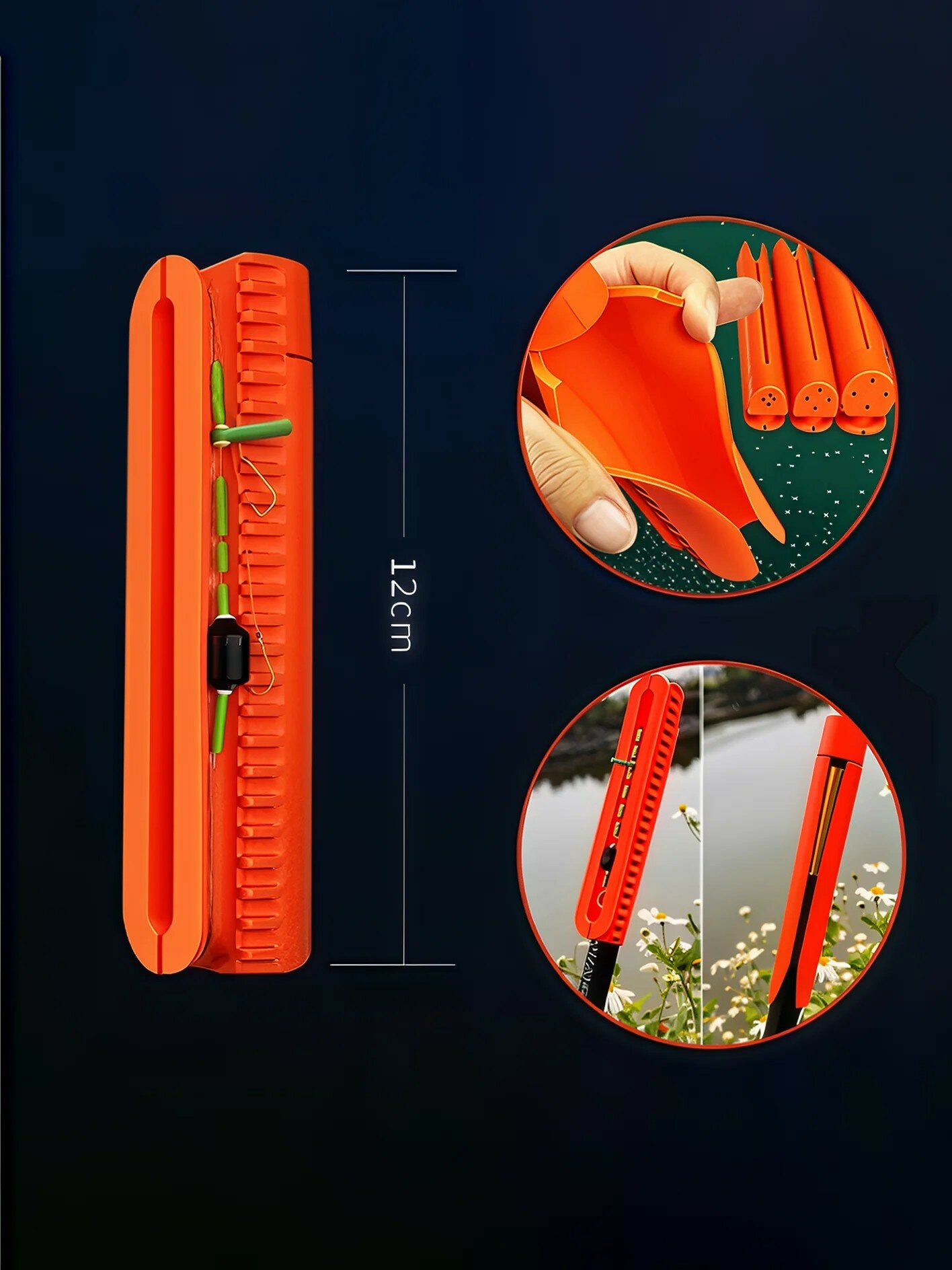 Мотовило для оснастки с креплением на удочку (TAB-6 для бланка 12-16мм) (1шт)