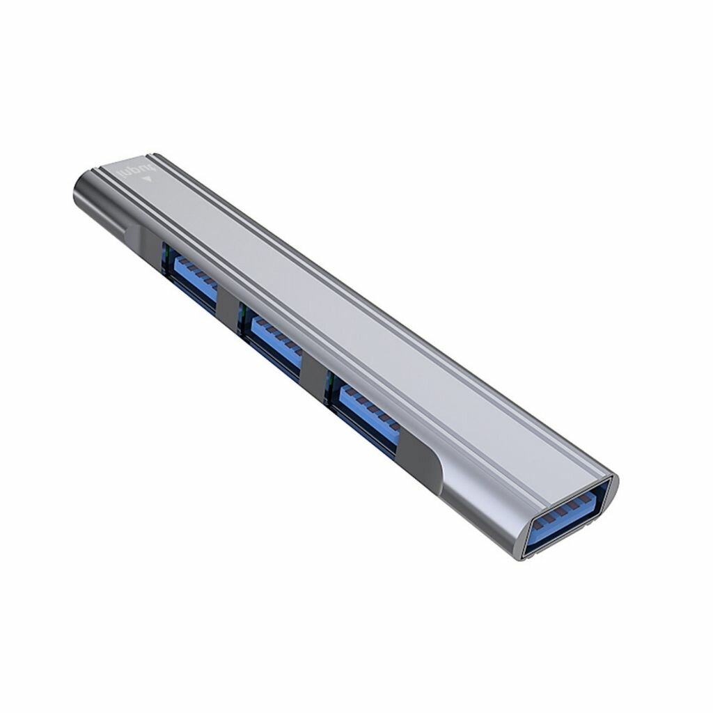 Многоинтерфейсный беспроводной концентратор и разветвитель HUB, серебристый