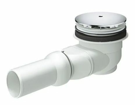 Сливной гарнитур Grohe 49534000, для душевого поддона, белый, горизонтальный выпуск