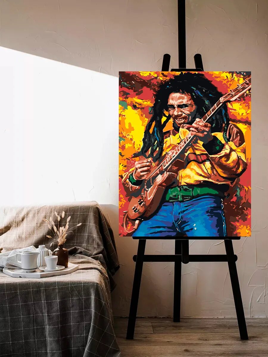 Картина по номерам Боб Марли Музыка Регги Bob Marley
