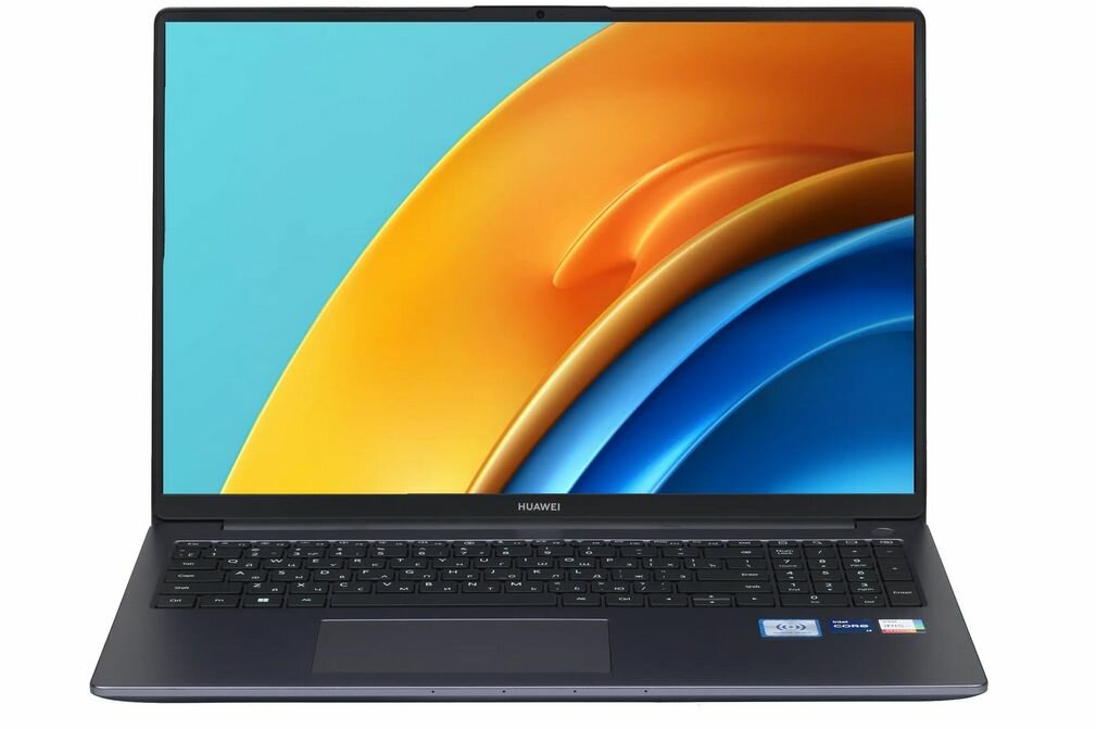 16" Ноутбук HUAWEI MateBook D16 RLEFG-X (53013RUE) серый - 1920x1200, IPS, Intel Core i7-13700H, ядра: 14 x 2,4 ГГц, 16 ГБ, SSD 1024 ГБ, Intel Iris Xe Graphics, Windows 11 Home