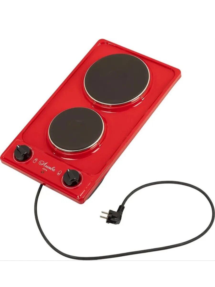 Плитка настольная электрическая ЭПБ 22 2200Вт Вишневый