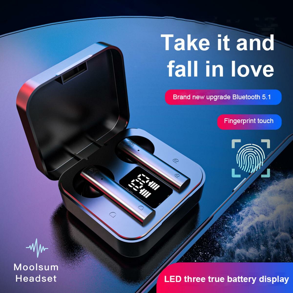 Air 2 SE TWS Airdots S Наушники Беспроводные Наушники Светодиодный Дисплей Bluetooth Наушники С HD Двойным Микрофоном