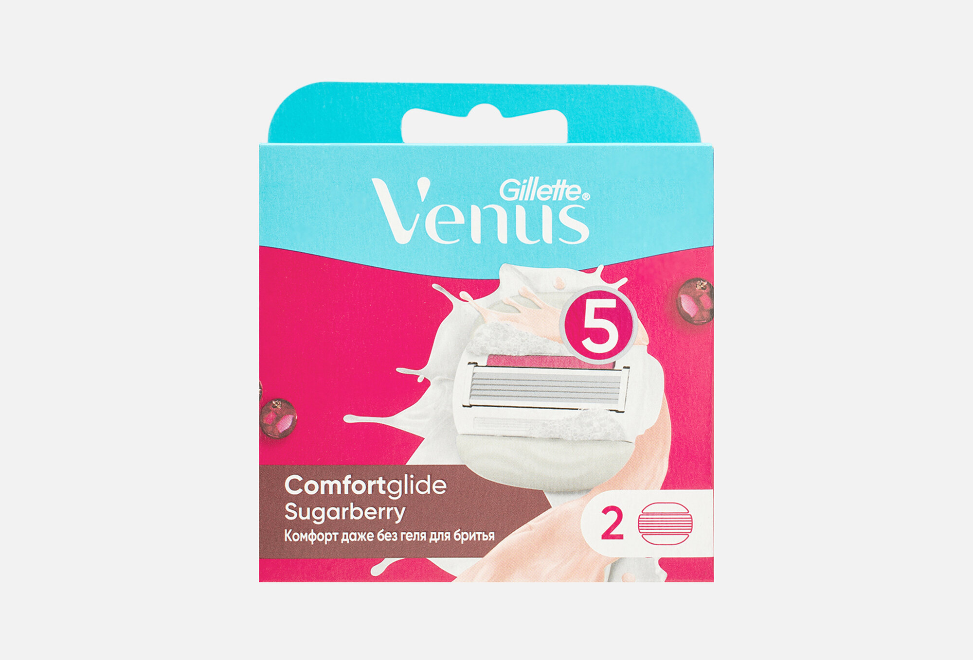 Сменные кассеты для бритья GILLETTE Comfortglide Sugarberry