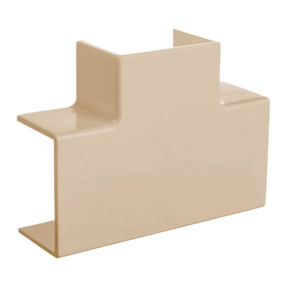 Рувинил Тройник накладной 90 градусов для РКК 16x16 бежевый уп 20 шт ТРН-16х16-27М