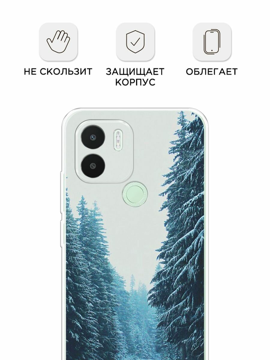 Чехол на Xiaomi Redmi A1+/Redmi A2+/Poco C51/C50 / Редми A1+ с принтом Зима 9 — фото 1