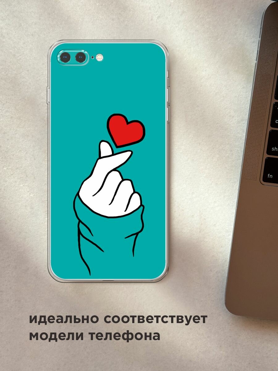 Чехол на Apple iPhone 7 Plus / Айфон 7 Плюс с принтом "Маленькое сердечко" — фото 1