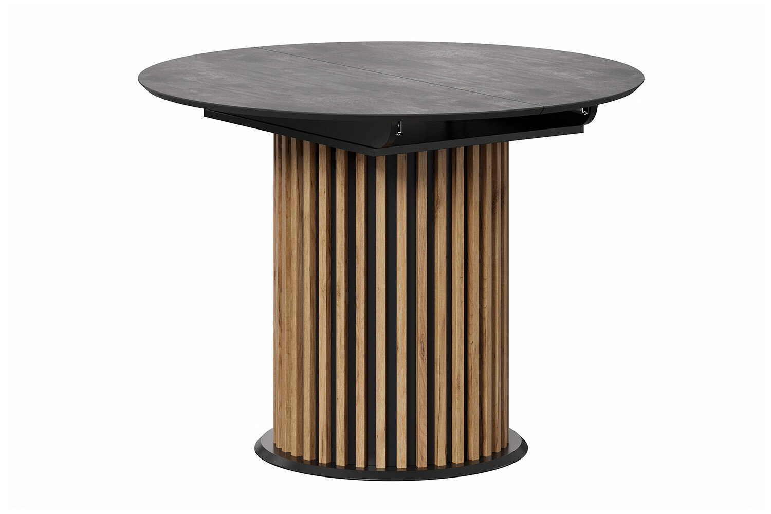 Стол Hoff Capri, напольный, 139х76,6х100, лпсп, цвет тёмно-серый, чёрный