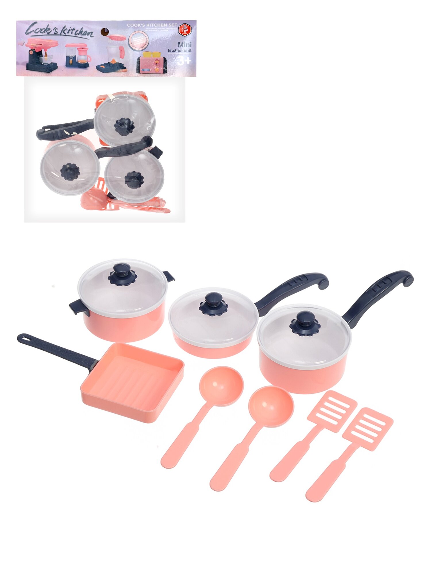 Набор посуды "Готовим обед", 11 предметов, пластик, от 3 лет