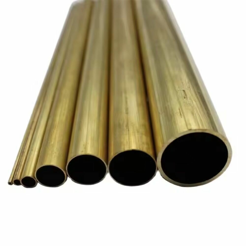 Латунная трубка-капилляр, наружный диаметр 2-20 мм, толщина 0,5 мм, длина 250 мм