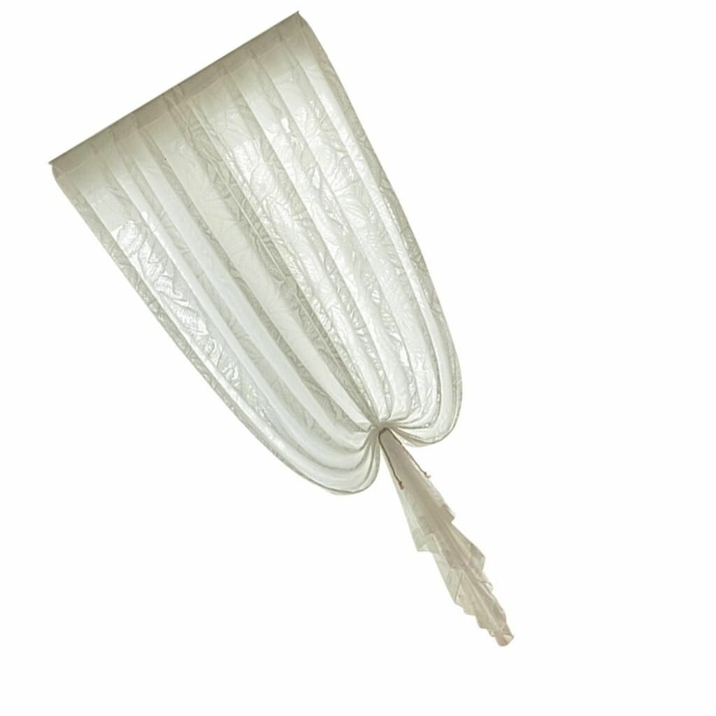 Марлевая занавеска для обувного шкафа-липучка 130х90см-белый