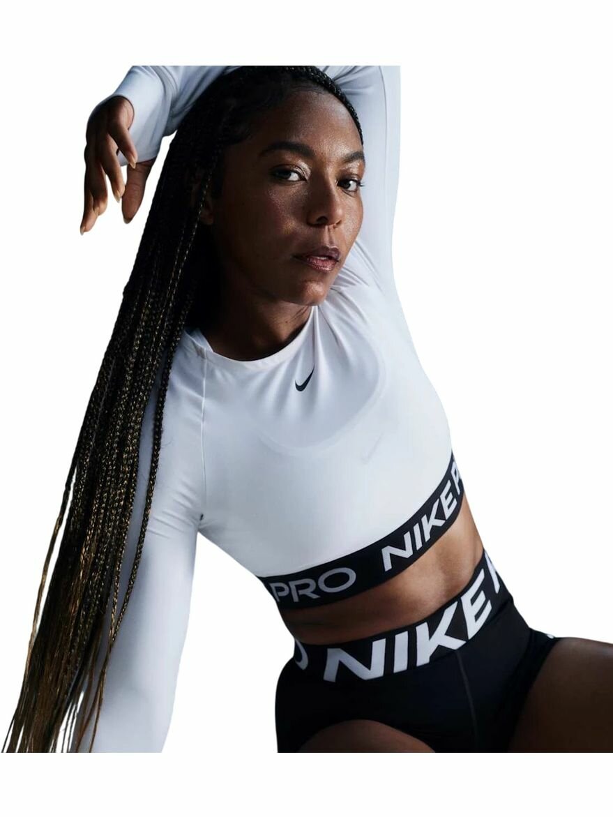 Лонгслив спортивный Pro Dri-FIT Cropped Long-Sleeve Top