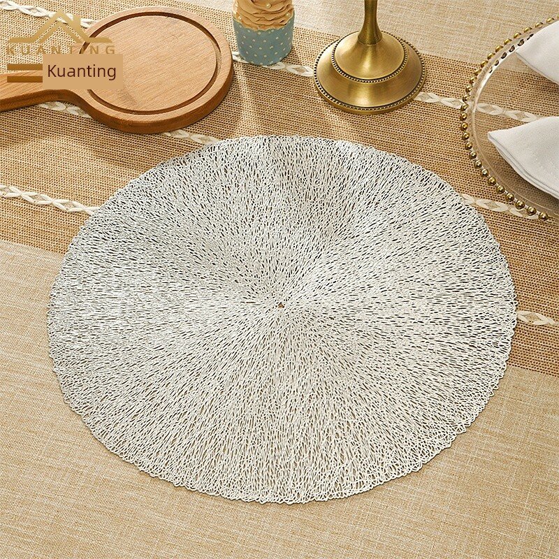 Набор настольных ковриков: современный, простой, из ПВХ, теплоизоляционный, для обеденного стола, для западной кухни,