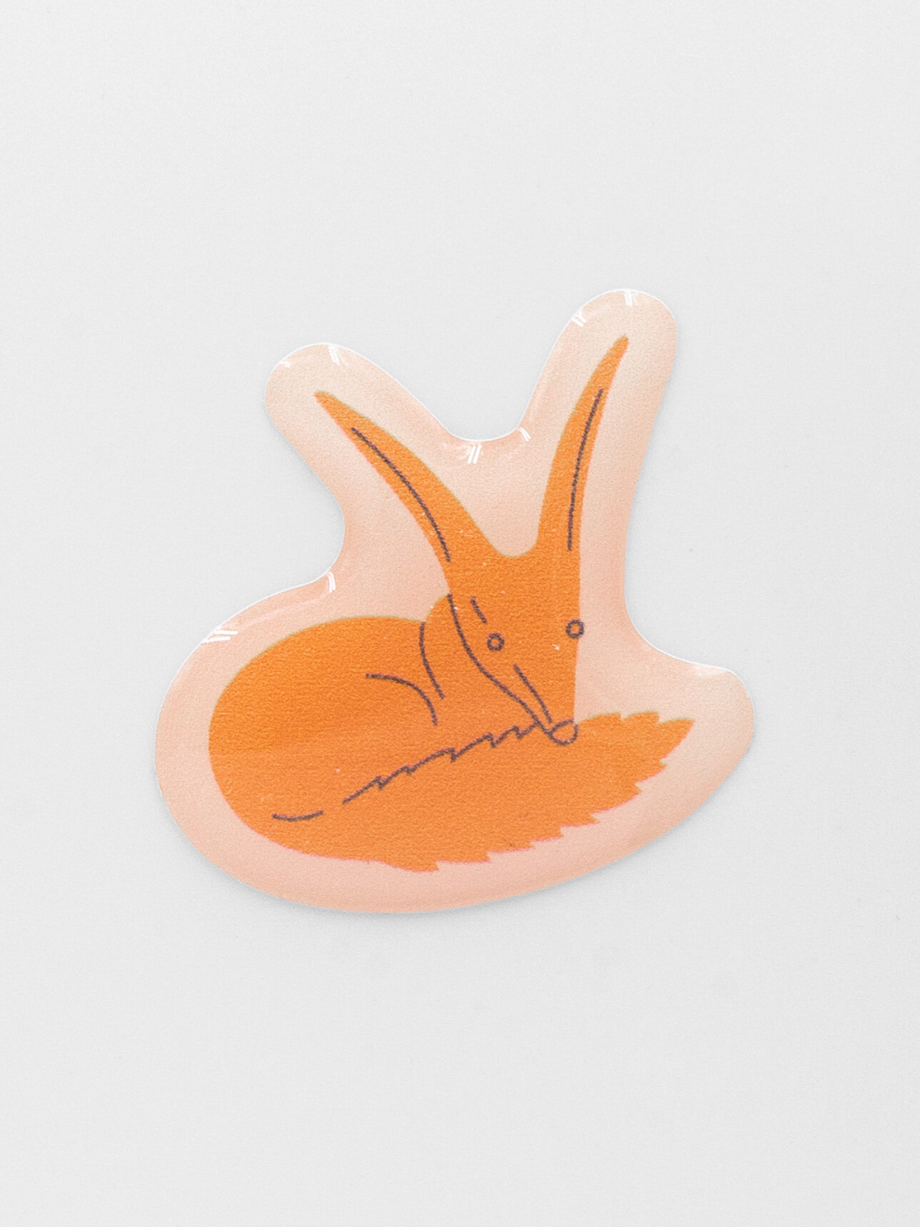 Стикер объемный "МП. Лис"