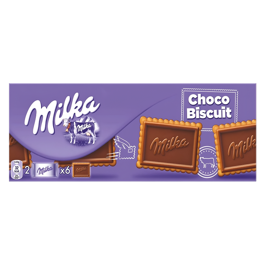Milka Choco Biscuits печенье с молочным шоколадом 150 гр