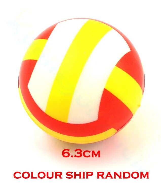 Антистрессовый мяч XUANGOUXGCN 6,3 см из полиуретана Красный