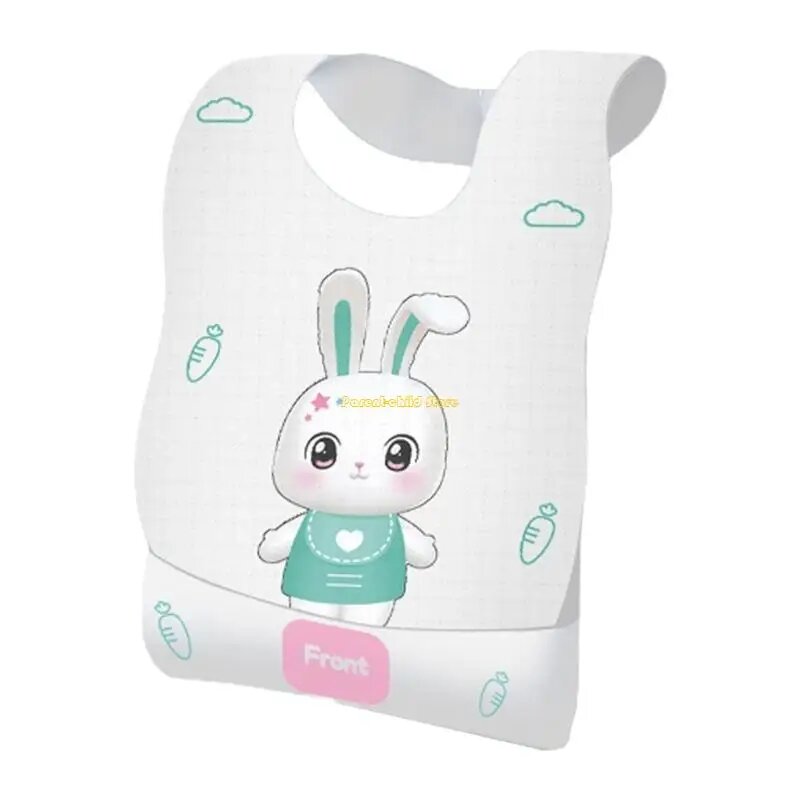 Одноразовые нагрудники WXTD хлопок 10 шт Белый, for Style E