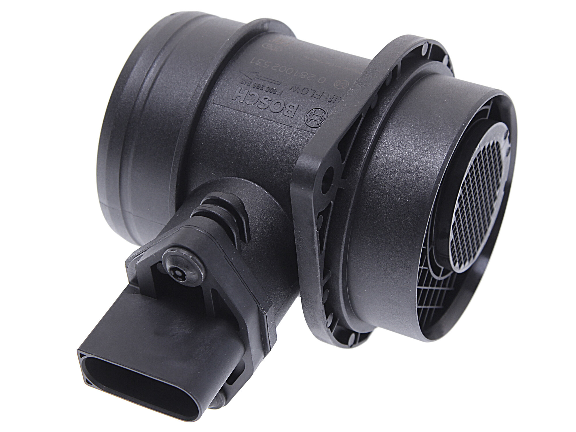 Датчик массового расхода воздуха BOSCH Арт. 0281002531 / VW Passat B6 AUDI A4 (01-) (1.9 TDI)