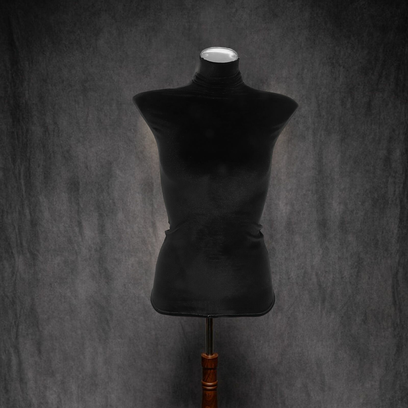 Велюровый Чехол Для Манекена, Черный, Половина Тела, Прочный И Удобный, 1 Штука