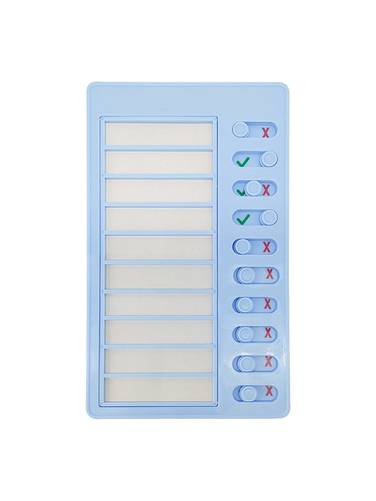 Регулируемая настенная доска для ежедневного контроля для домашнего ухода за пожилыми людьми