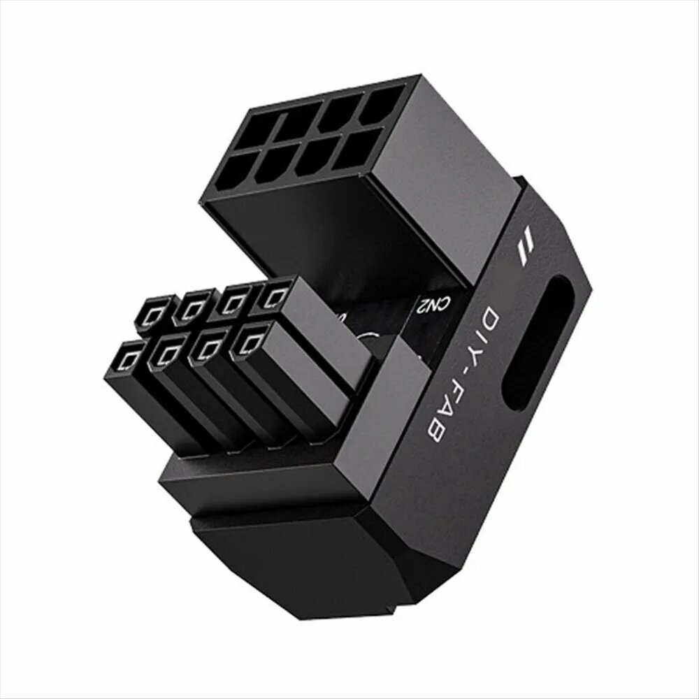 8-контактный адаптер питания графического процессора PCle 3.0, угловой разъем на 180 градусов для настольных ПК Graphics B