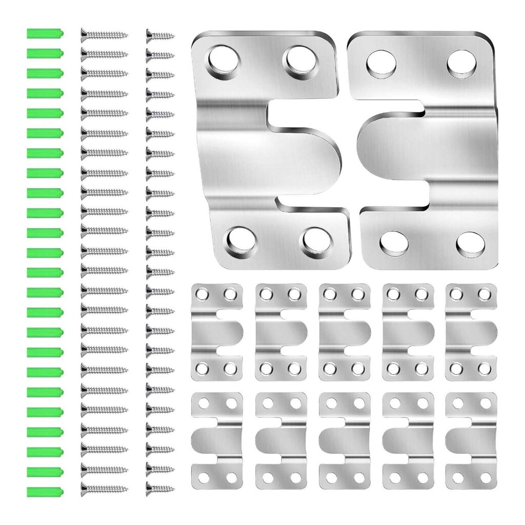 Настенные Крючки Из Нержавеющей Стали С Расширительными трубками Идеально Подходят Для Подвешивания В Галерейном Стиле, Вешалки Для Фоторамок Из Нержавеющей Стали