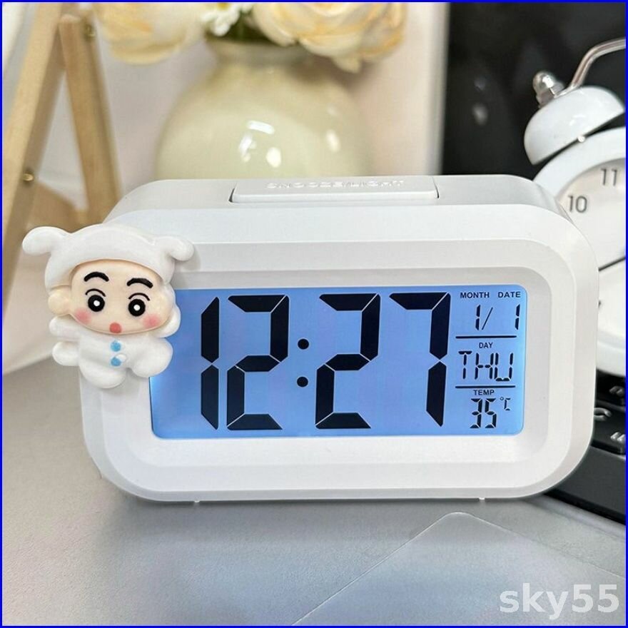 Мини-будильник , светящийся в темноте, милый часы