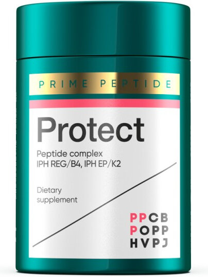 Антиоксиданты PEPTIDES Prime Peptide Protect 90 капсул