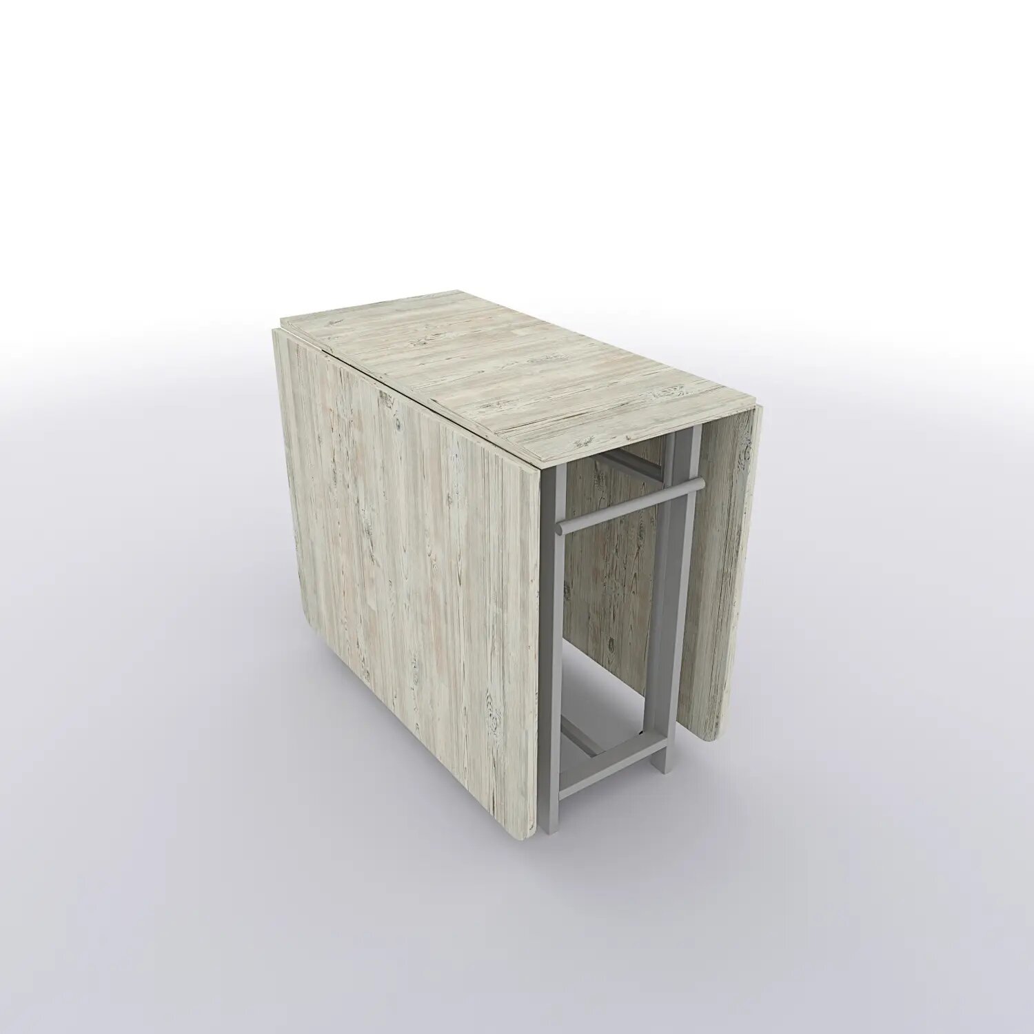 Стол книжка трансформер от производителя "Standart 2" - 1850х900х750 цвет столешницы Наоми подстолье Светлое