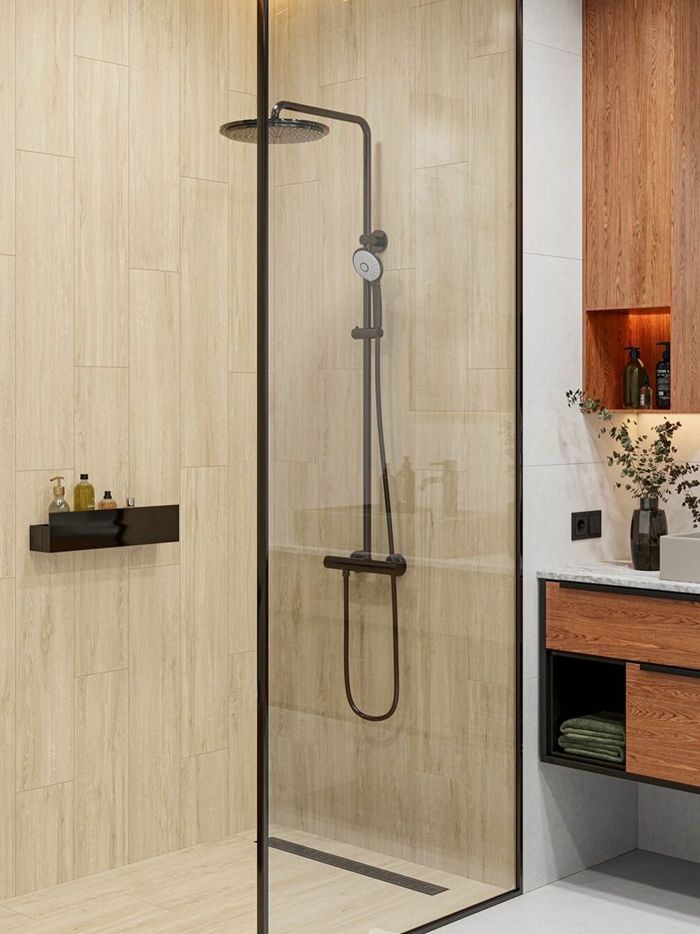 Керамогранит под дерево ALMA CERAMICA GRANDWOOD GFA2090GRW04R матовый 200x900