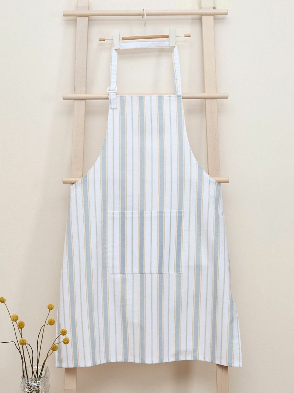 Фартук взрослый классический "Мимоза/Mimosa"70х90, рогожка, мультиколор