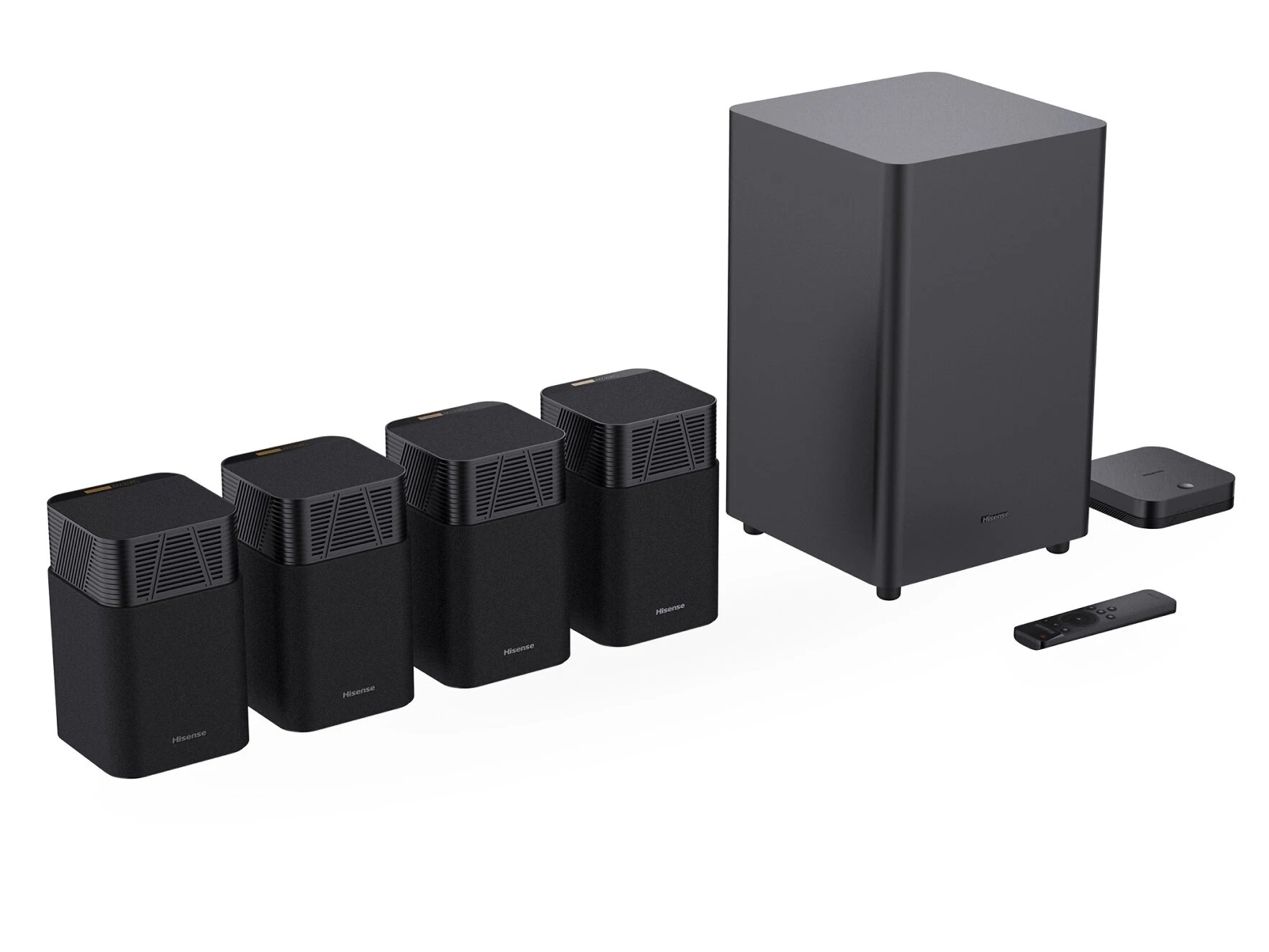 Саундбар Hisense HT SATURN, 4.1.2, 720 Вт, Bluetooth, черный