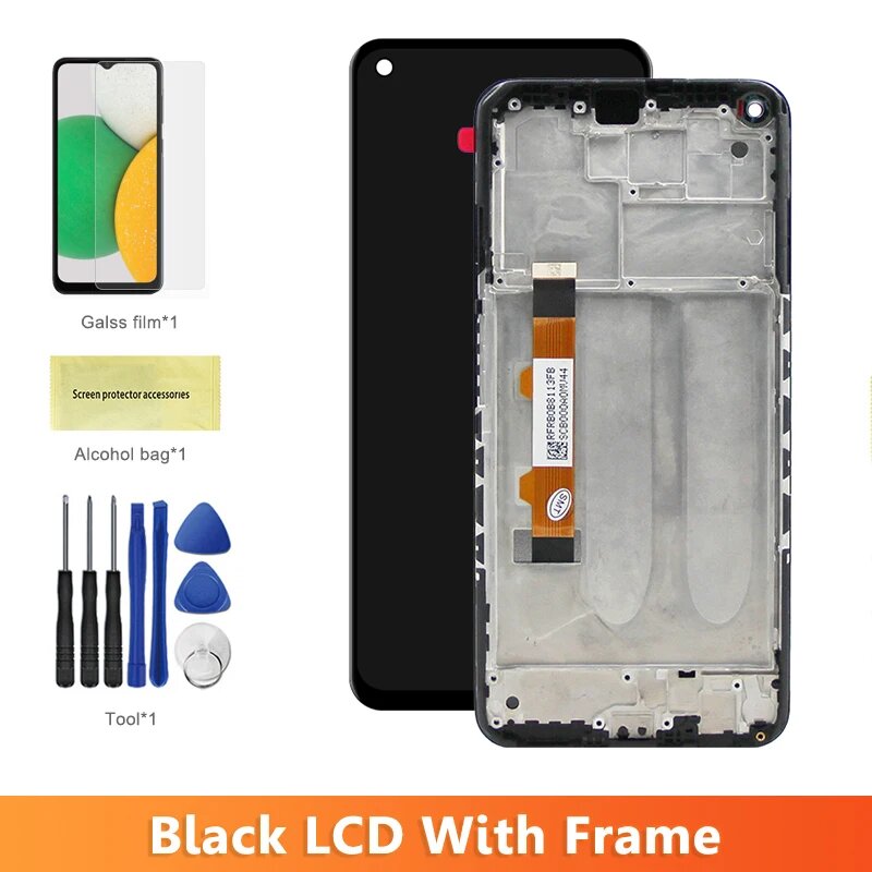 ЖК-дисплей 6,53 дюйма для Xiaomi Redmi Note 9T, сенсорный экран с дигитайзером в сборе для Redmi Note9T J22, ЖК-дисплей с рамкой