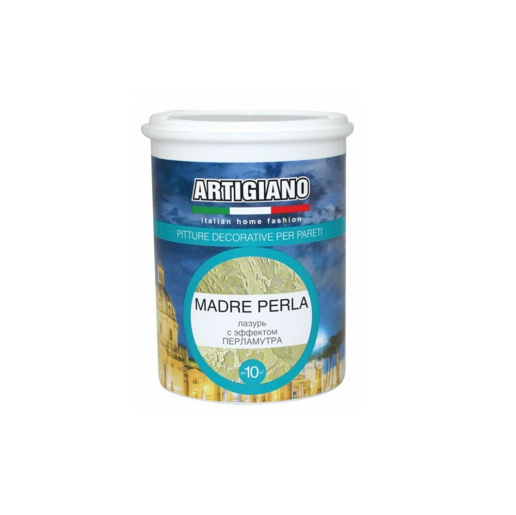 Краска Artigiano "Madre Perla", декоративная, перламутровый эффект, 1кг
