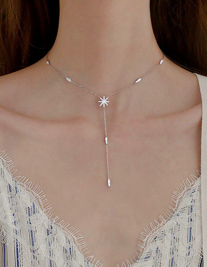 Колье, циркон