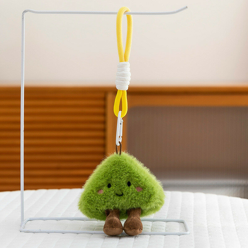 Zongzi rice rolls pastry toy pendant for dumplings steamed and bag cute kids dumpling accessories plush