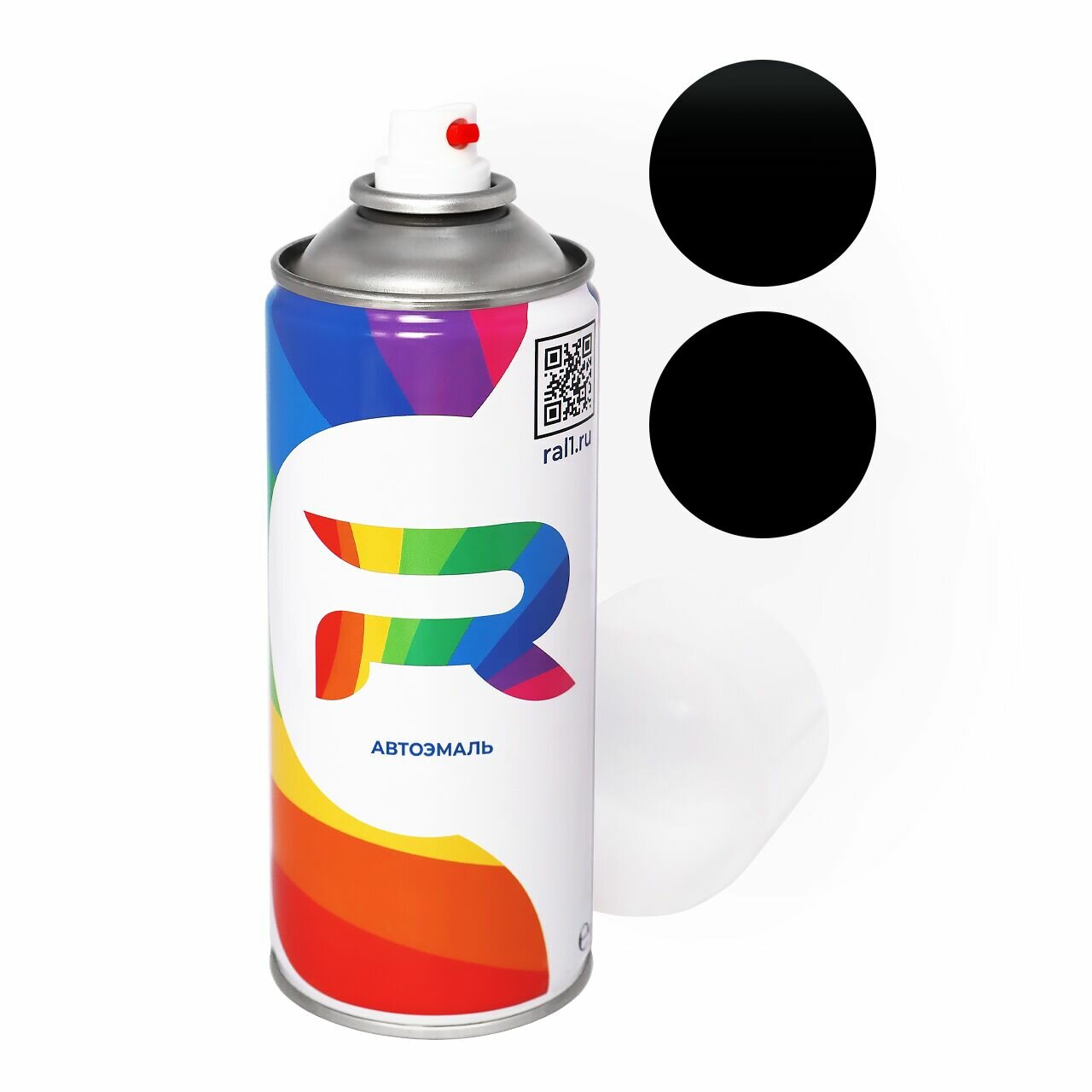 Автоэмаль аэрозольная Cadillac U8555, WA8555, 41U, GBA, 41, 8555 - Black (Базовая краска, Двухслойный, Черный) баллон 520 мл.