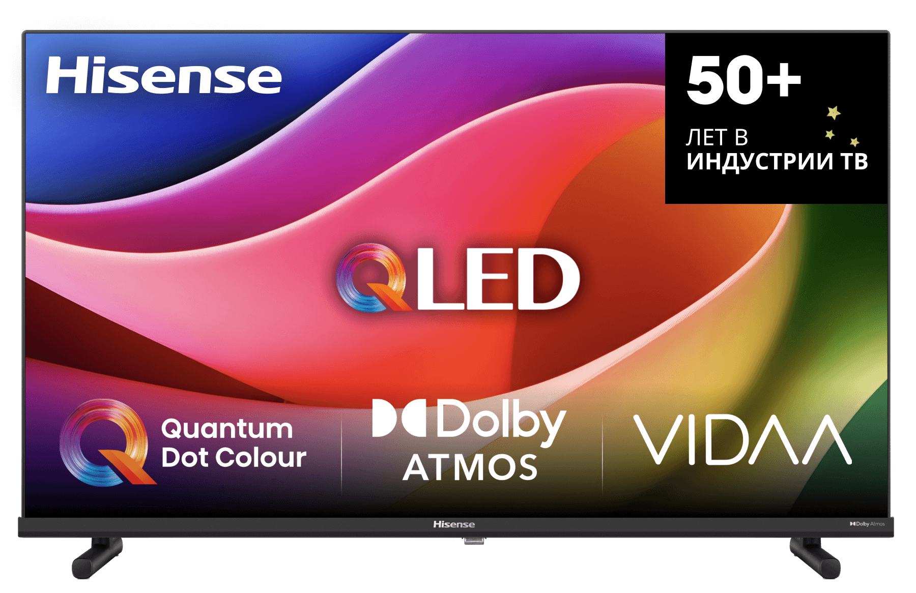 40" Телевизор Hisense 40A5Q, QLED, 60Гц, Full HD, Wi-Fi, черный