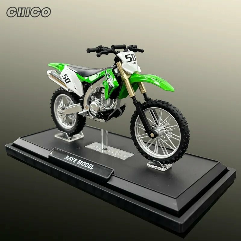 Игрушечный мотоцикл Kawasaki H2 R, 1:12, игрушка для мальчика, модель автомобиля, мотоцикл WEH