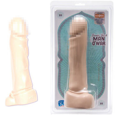 Doc Johnson Man Owar, телесный Фаллоимитатор увеличенного размера