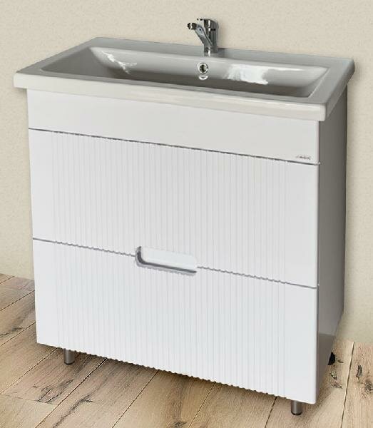 Беладжио 60 тумба 2 ящика + раковина Миранда-60, АВК