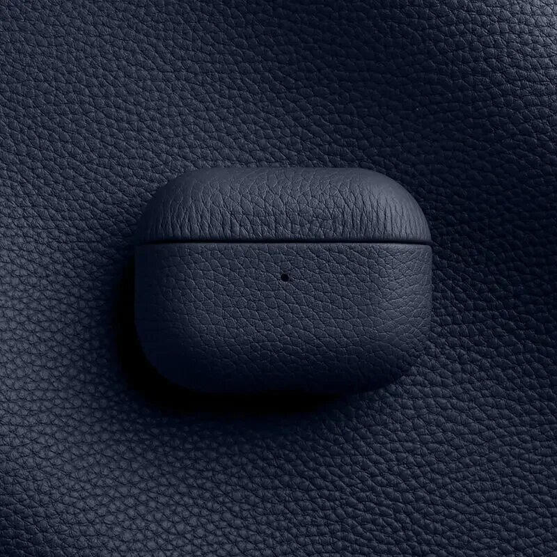 Кожаный чехол KOOYUTA для AirPods Pro 3 for AirPods Pro3, Dark Blue