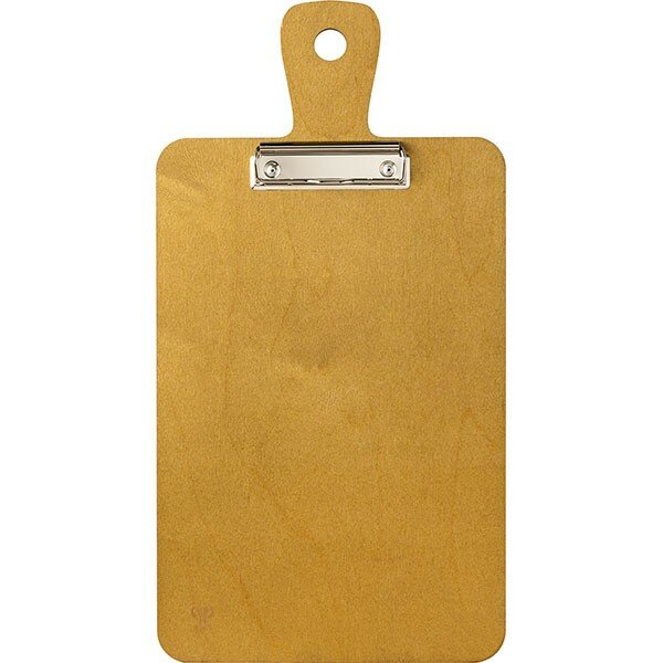 Планшет для меню с зажимом, фанера, лак, 41,6✕22 см, болотный (PPwood)