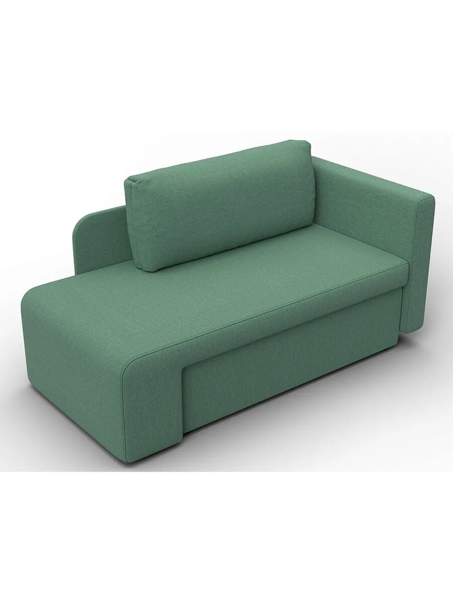 Кушетка интерьерная Парма, 144x82х78 см, с ящиком для белья, рогожка