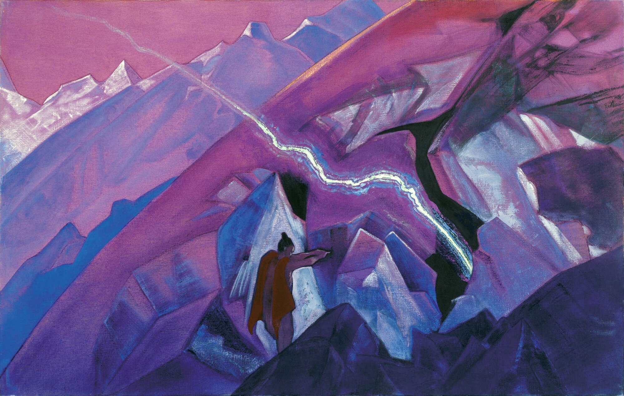 Картина Рериха Николая Арджуна 80х50 см