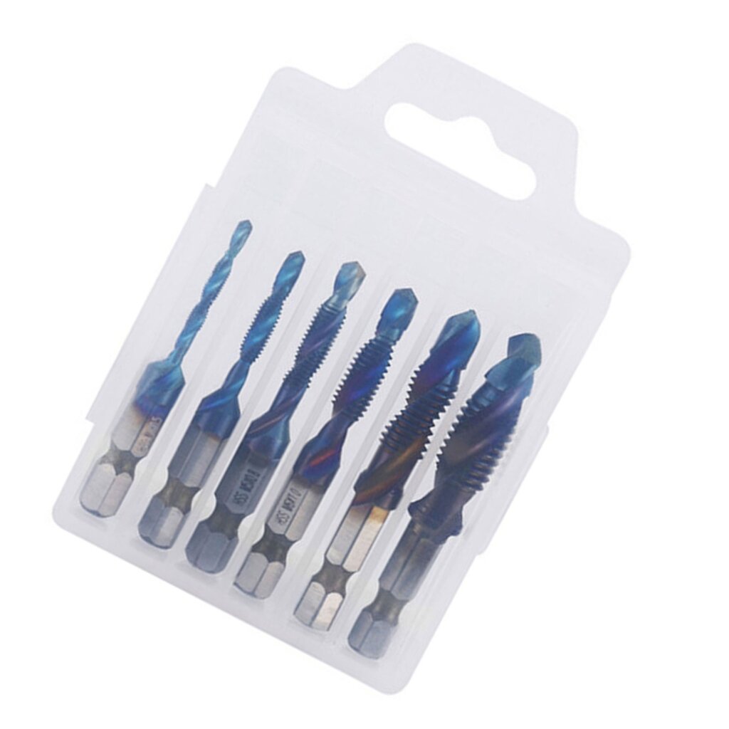 Набор из 6 инструментов с шестигранным хвостовиком и трехфункциональной композитной лентой из высокопрочной стали