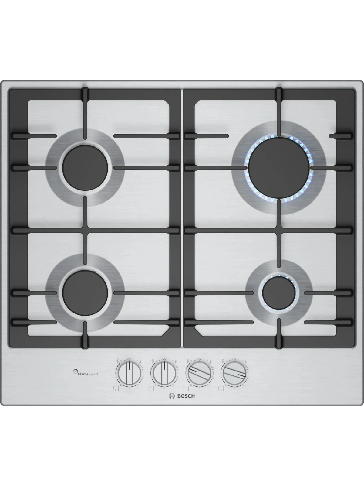 Газовая варочная поверхность Bosch PCP6A5I90M нержавеющая сталь