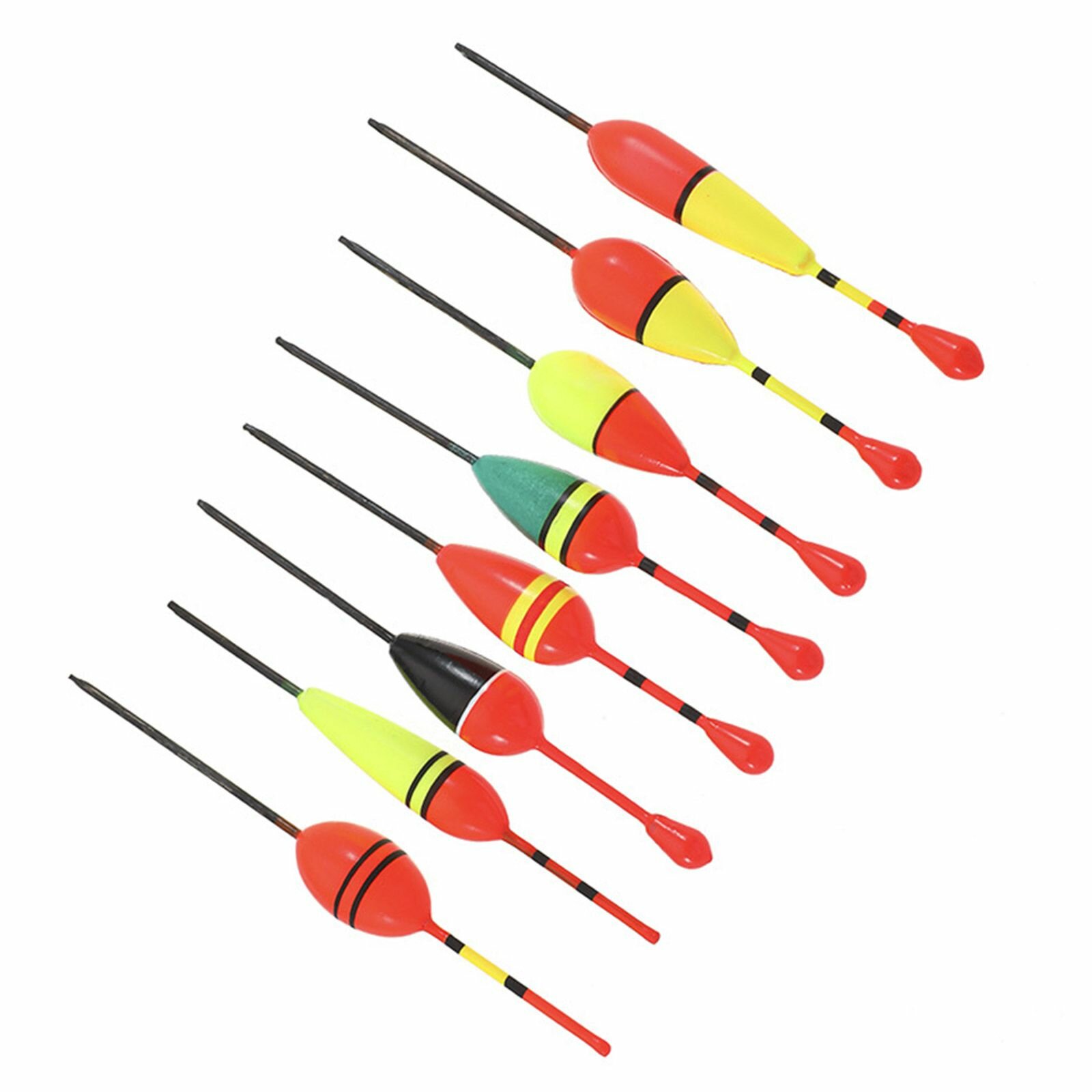 8 вертикальных поплавков для рыбалки аксессуары рыболовного снаряжения